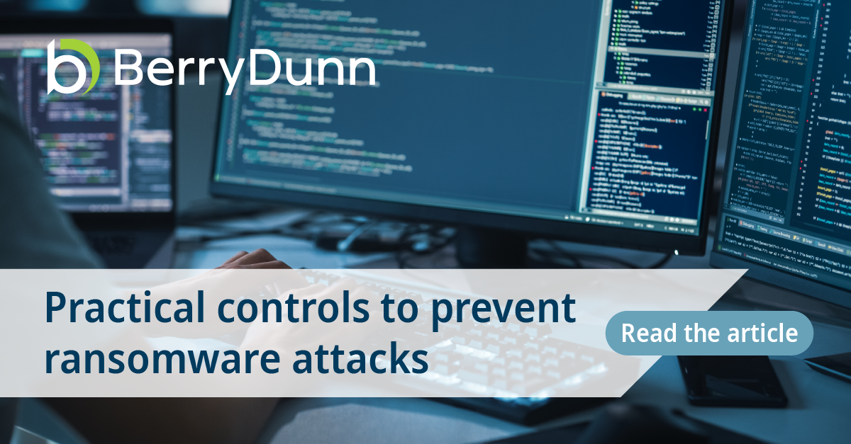 Ransomware: Best practices for protection | BerryDunn