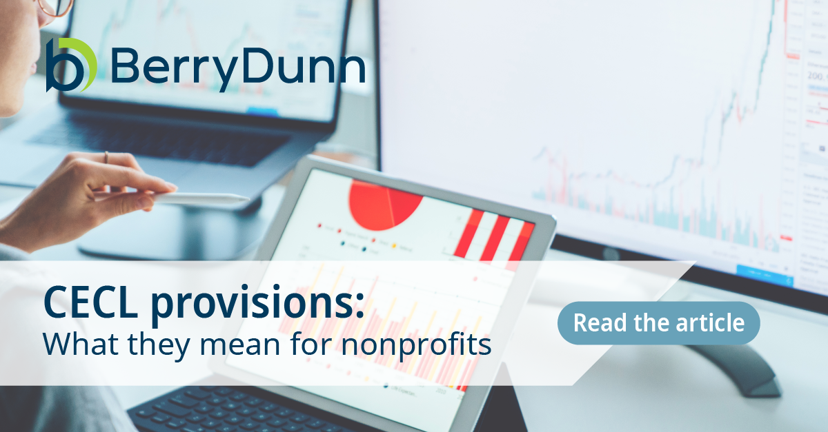 Nonprofits and CECL: What the main provisions mean | BerryDunn