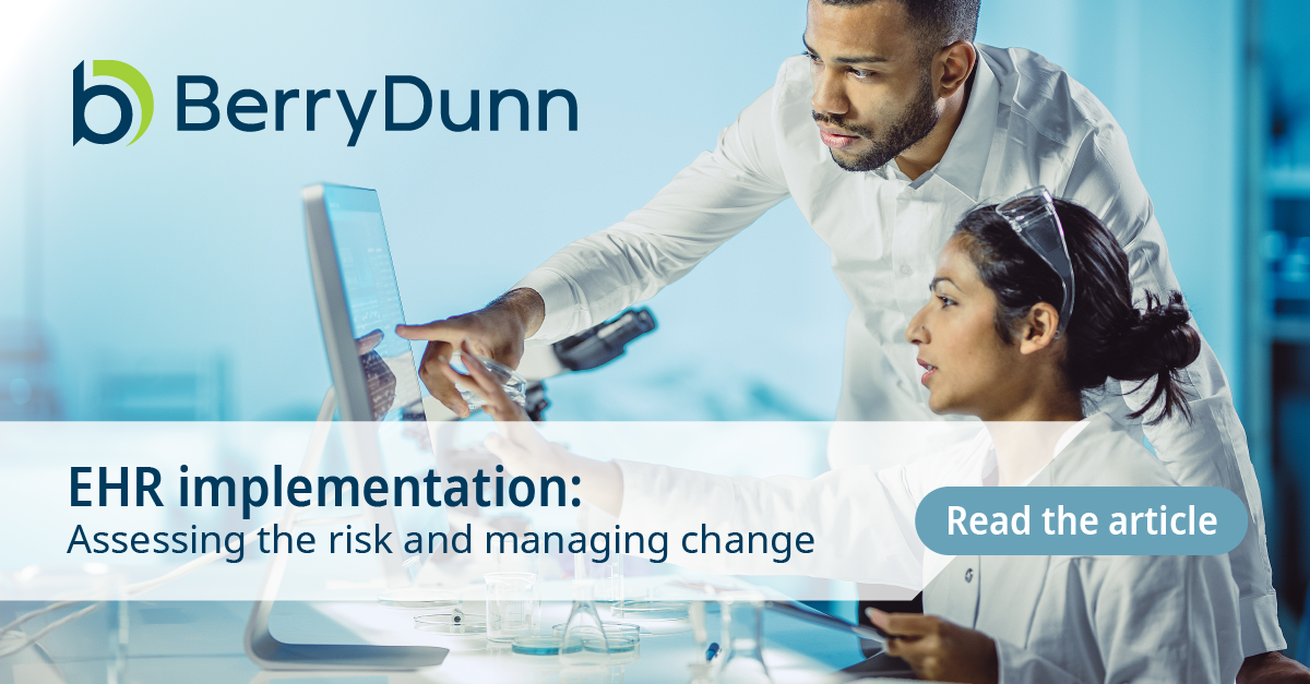 EHR implementations: Change management | BerryDunn