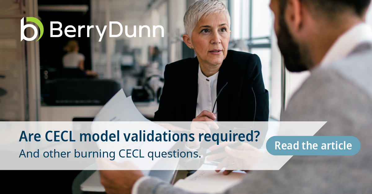 Are CECL model validations required? And other burning CECL questions ...