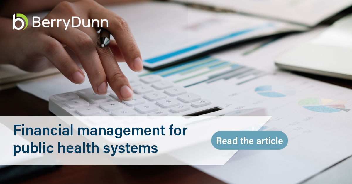 Financial management for public health systems: The path to building ...