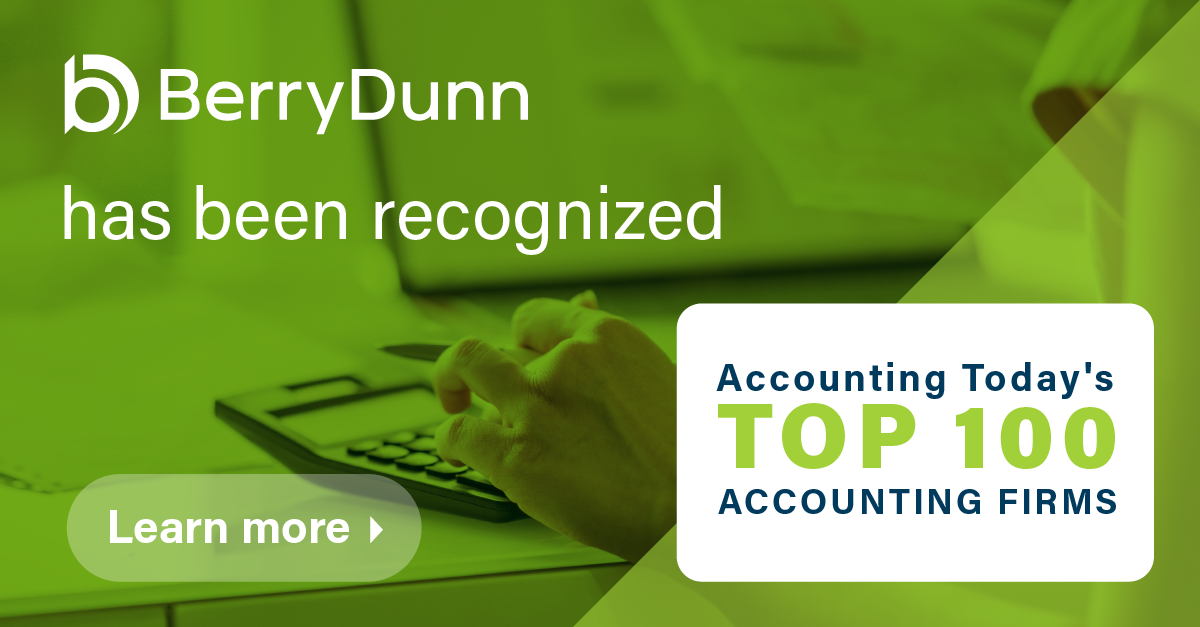 Top 50 Accounting Firm | Consulting Leader | BerryDunn