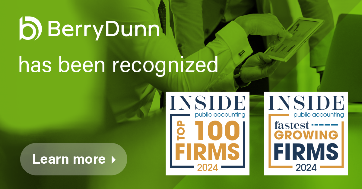 BerryDunn Named a Fastest Growing Firm by INSIDE Public Accounting ...