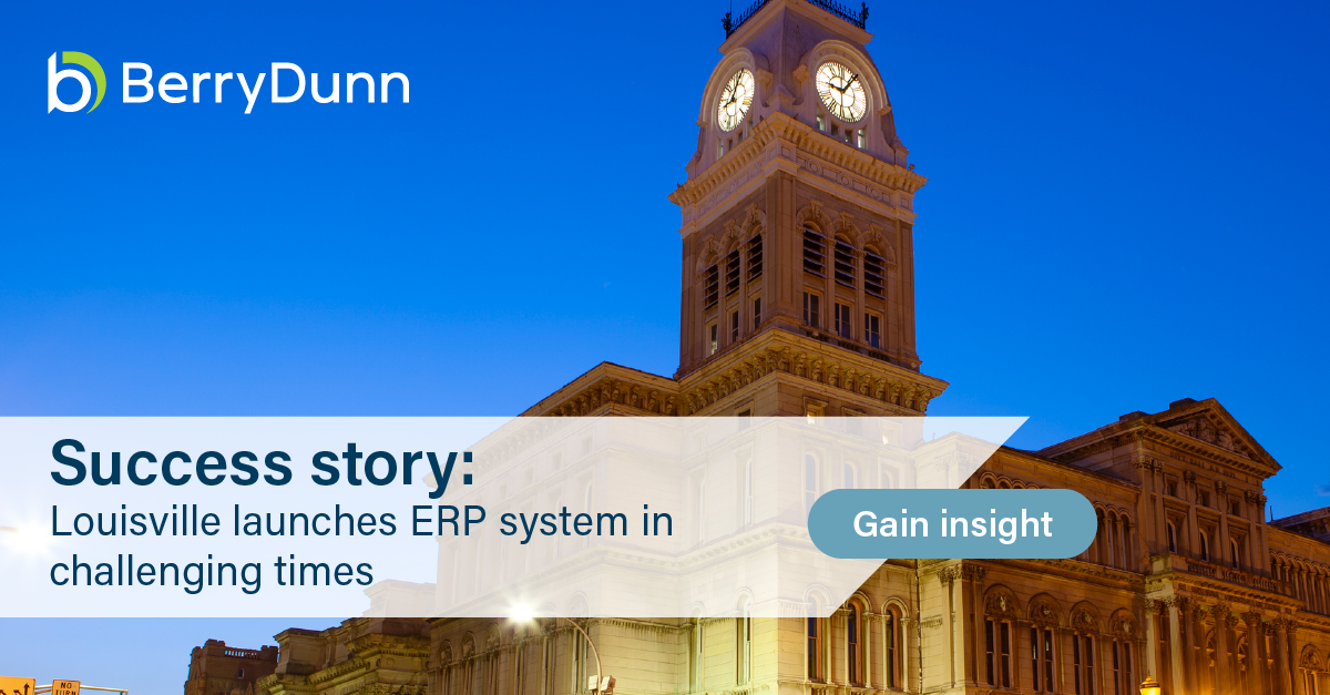 Case study: Local government ERP launch in Louisville | BerryDunn