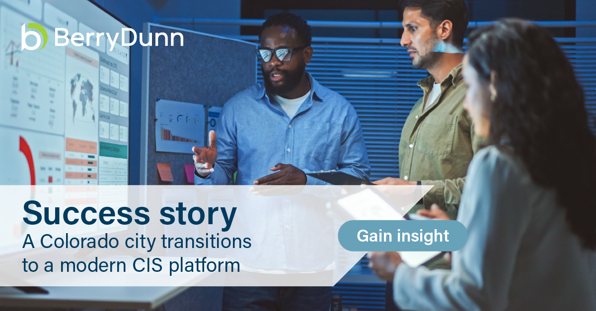 A Colorado city transitions to a modern CIS platform | BerryDunn
